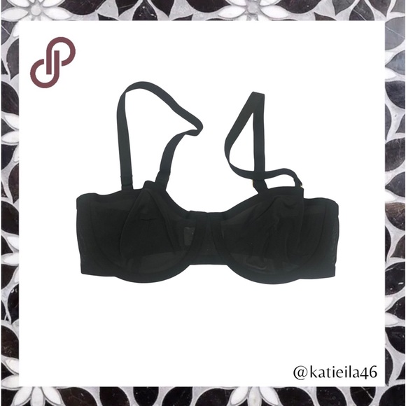 CUUP | Intimates & Sleepwear | Nwt Cuup Balconette Bra 3c Black Mesh ...
